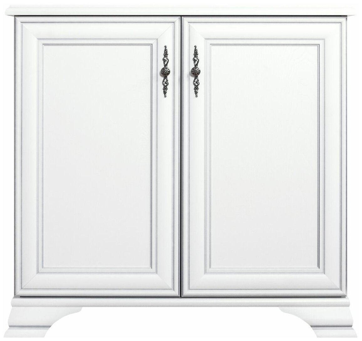 Тумба Black Red White Кентаки / Kentaki KOM2D белый, 94.5х44.5х90 см