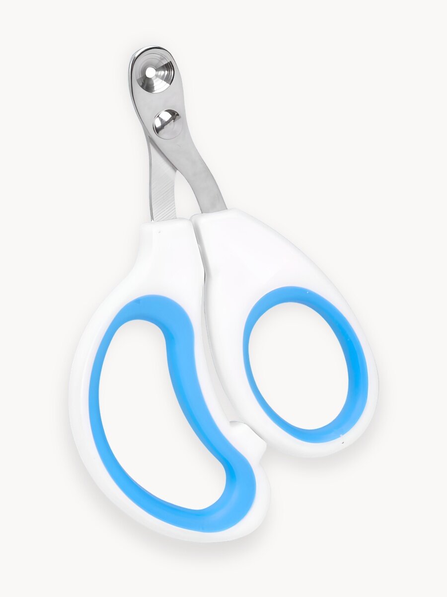 Когтерез-ножницы с ограничителем для кошек и собак малых пород, секатор-кусачка для стрижки когтей животных, груминг