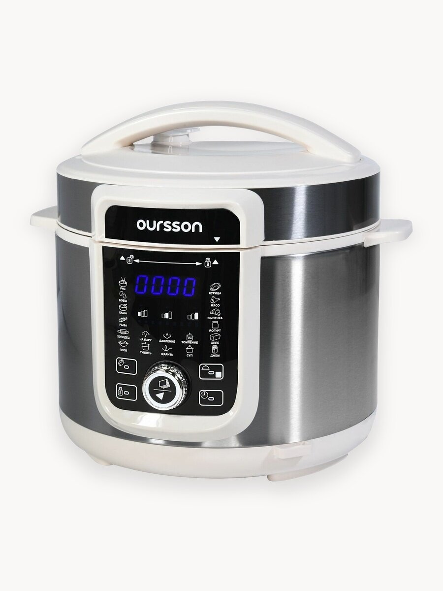 Мультиварка-скороварка Oursson PM5025PSD/IV, 5 литров, мощность 900Вт, антипригарное покрытие