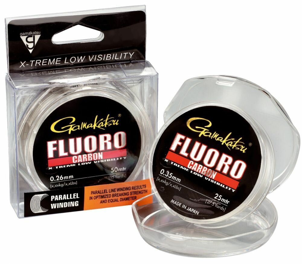 Леска Gamakatsu G-Line Fluoro Carbon 0,13mm 25m блистер
