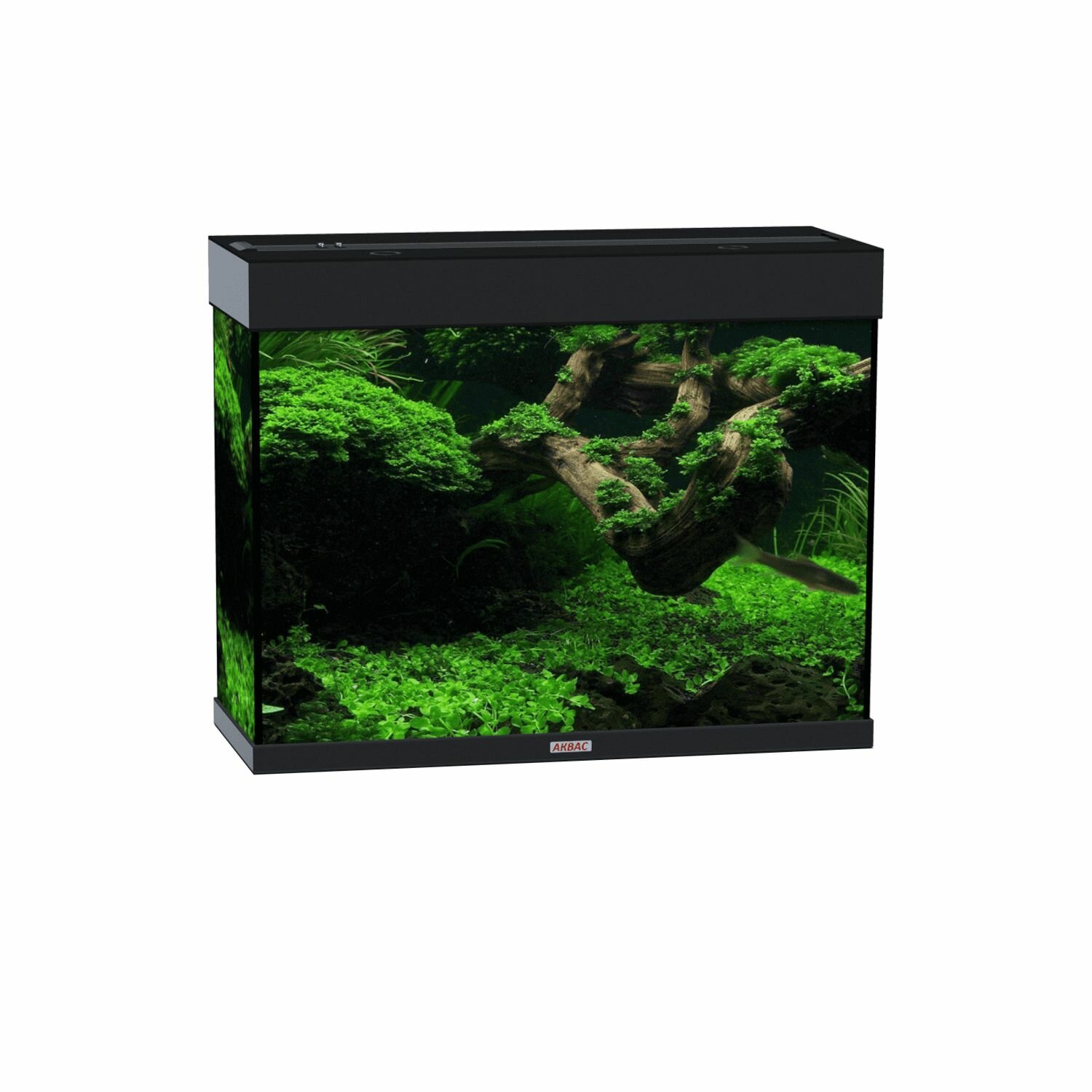Аквариум 210 литров с крышкой и освещением, (91*36*72 см) Аквас