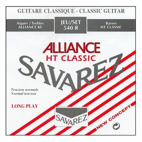 Струны для гитары Savarez 540R Alliance HT Classic Red