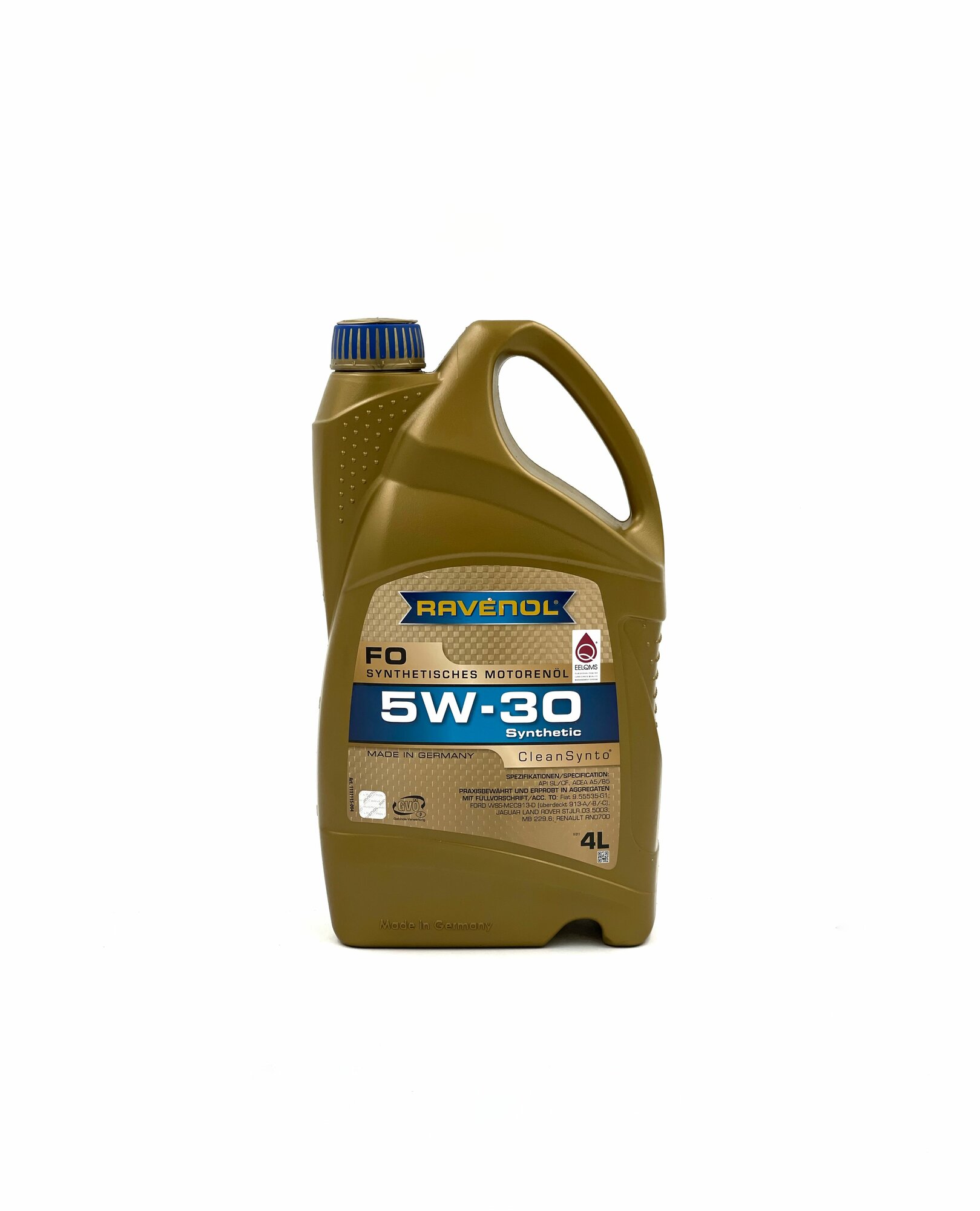 Масло моторное Ravenol FO 5w-30, синтетическое 4л