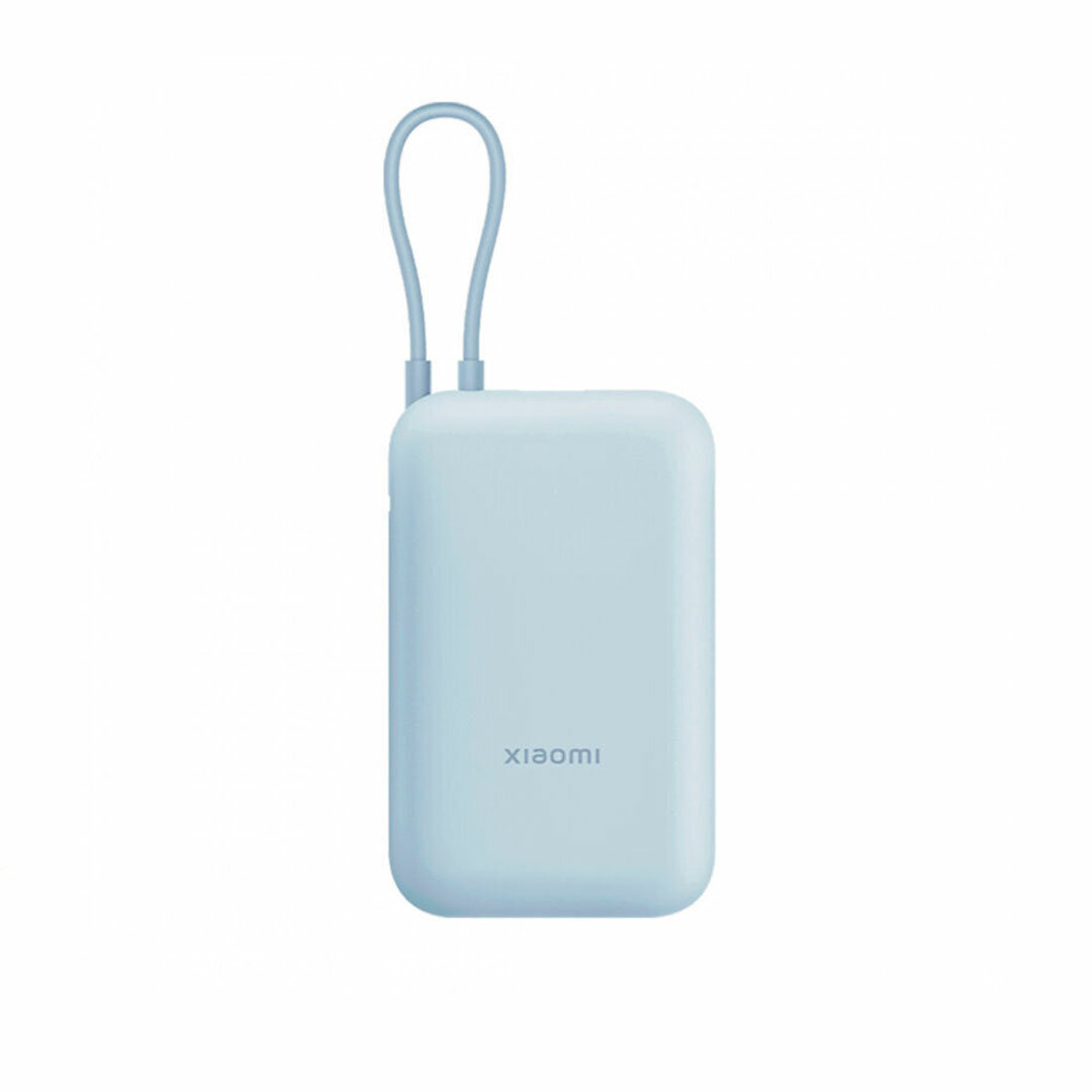 Портативный аккумулятор Xiaomi Mi Power Bank With Cable USB-C (Blue)