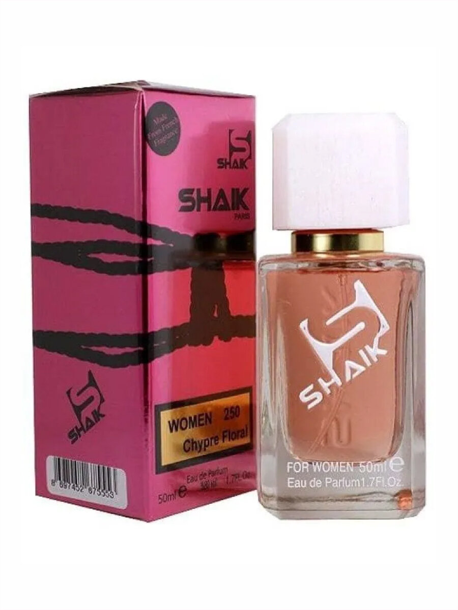 Парфюмерная вода Shaik W250 "Chypre Floral", женский аромат, шипровый цветочный, 50мл