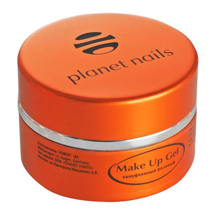 Гель Planet Nails - Make Up Gel Rose 15г - камуфлирующий розовый