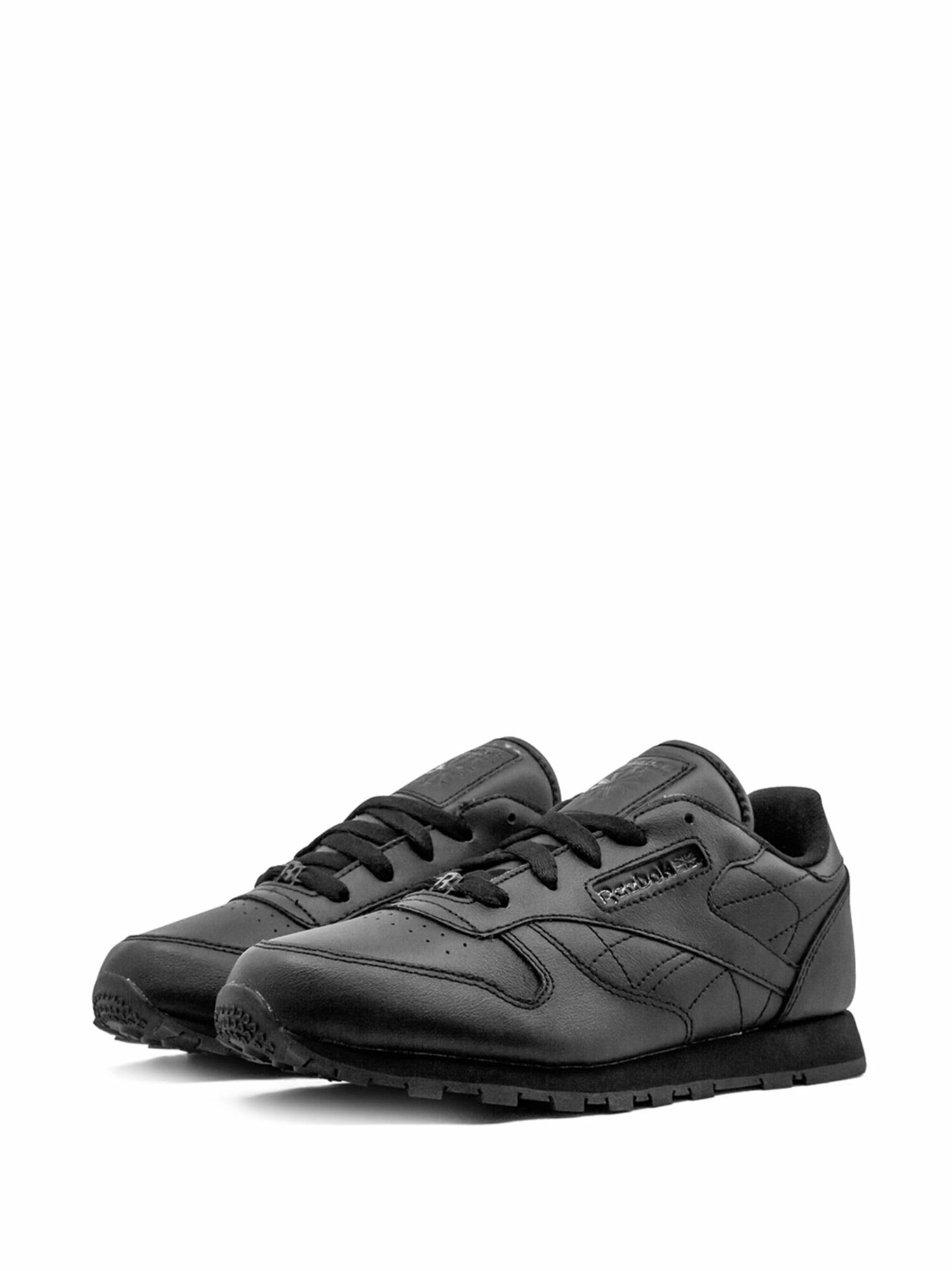 Кроссовки Reebok Classic Leather, размер 3 US, черный — фото 1