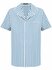 Рубашка BALMAIN, размер 48, Синий принт