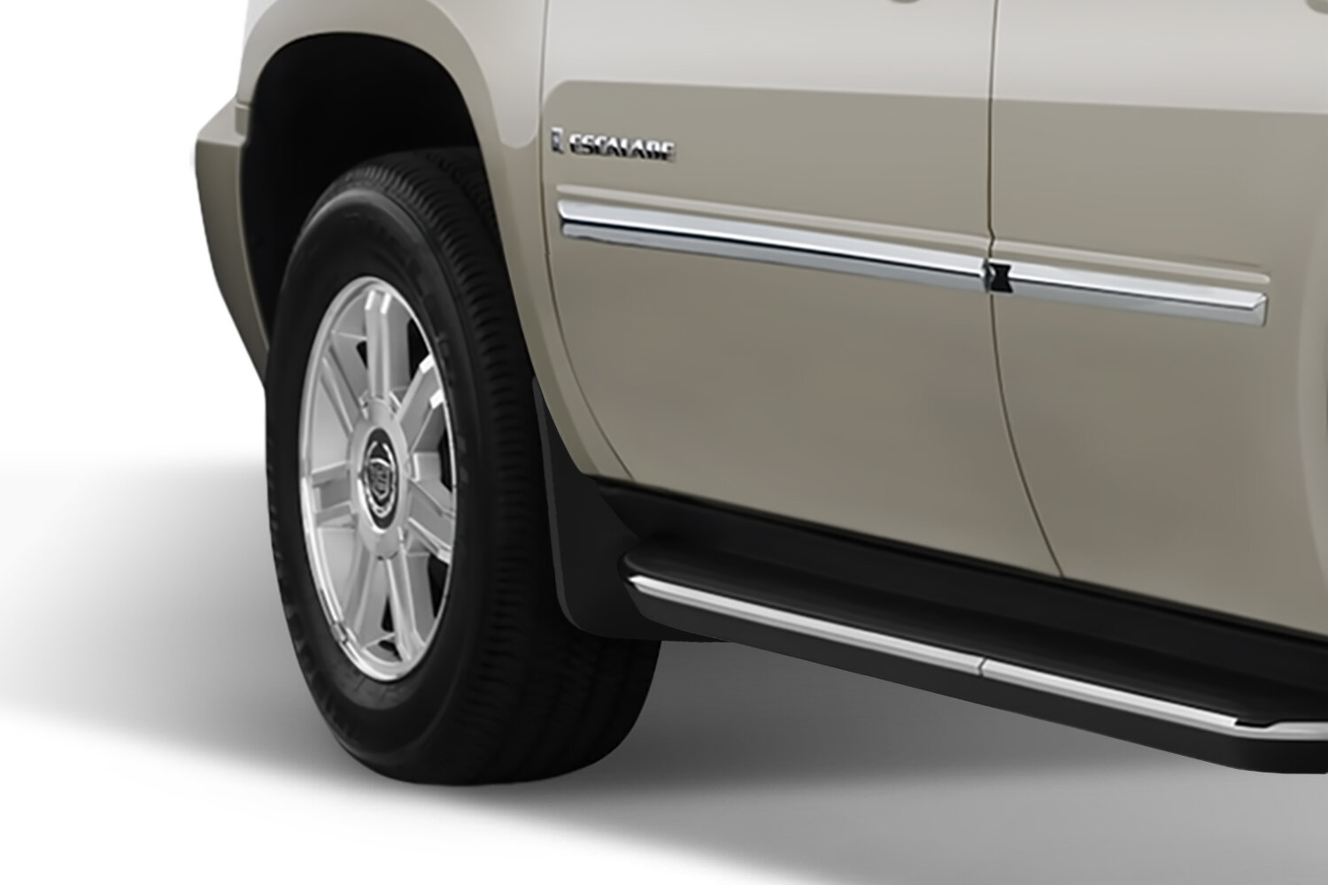 Брызговики для CADILLAC Escalade 2015-н. в. внедорожник 5 дв. 2WD, 4WD FROSCH передние 2 шт, NLF.07.09. F13