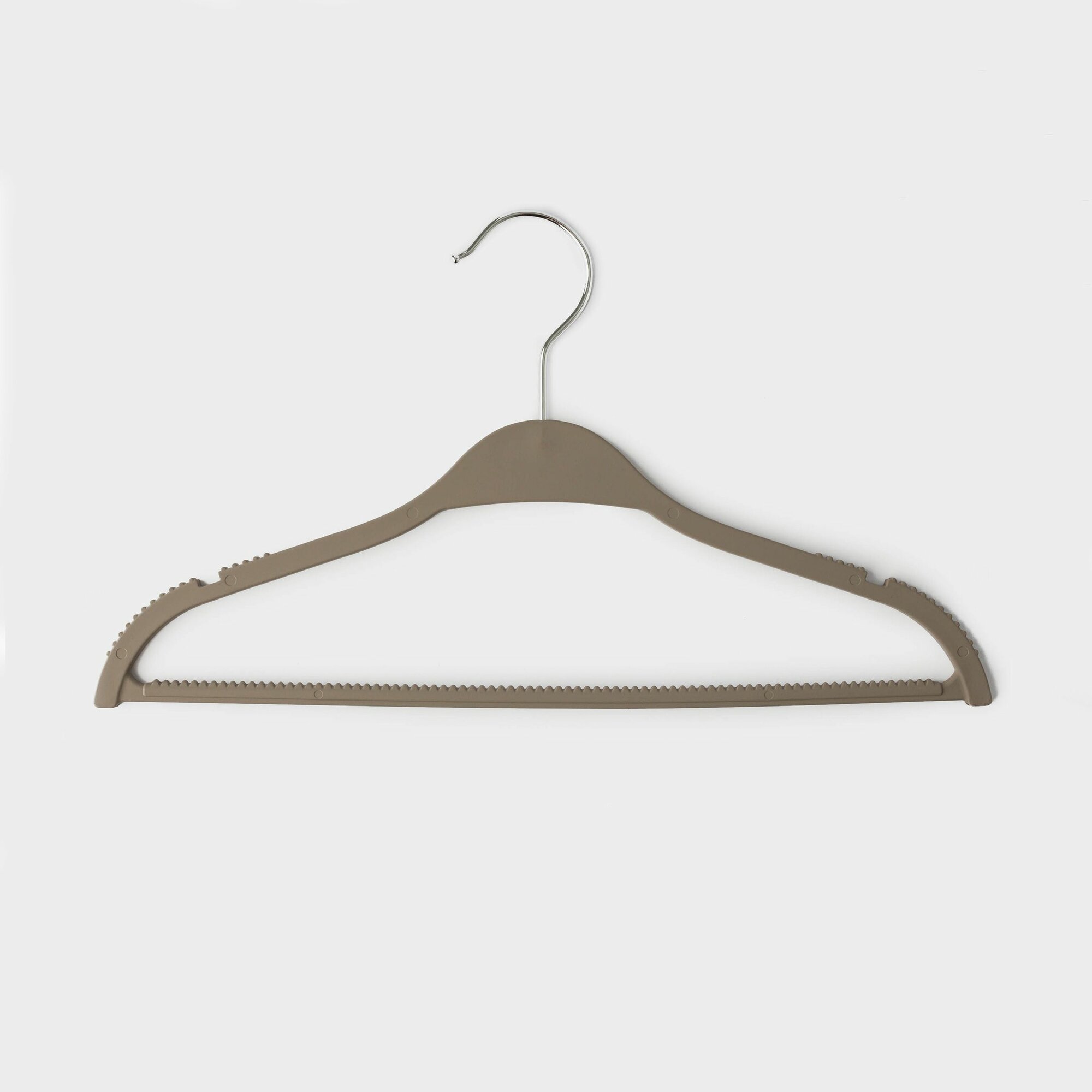 Вешалка-плечики, 32 см, 5 шт, детская, пластик с покрытием, мокко, New house, Kuchenland