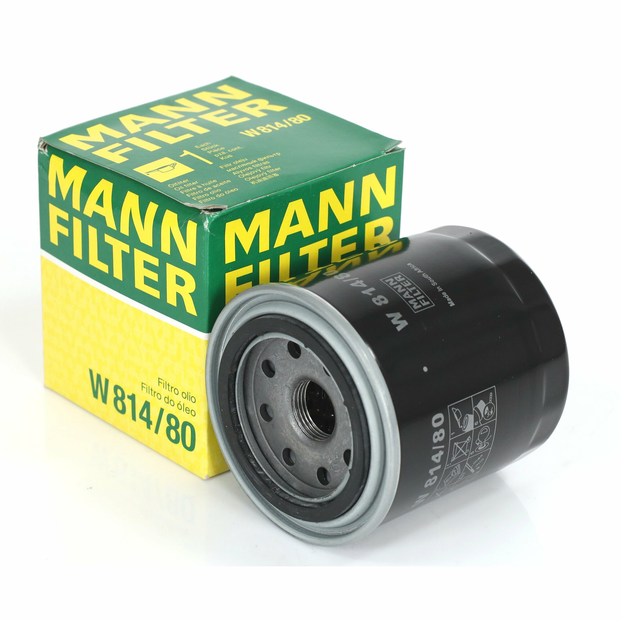 Масляный фильтр MANN-FILTER W814/80