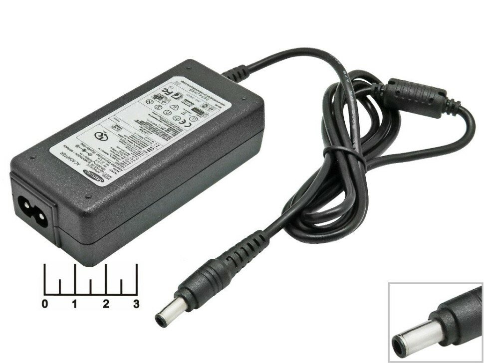 Блок питания 19V 2.1A Samsung AC-N237 импульсный (5.5*3.0) без шнура (восьмерка)