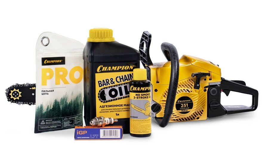 Бензопила CHAMPION A251-18 PROMO