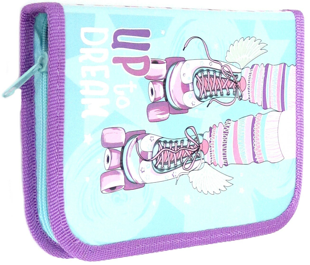 Пенал 190х130 мм, 1 отделение "Поверь в мечту" (NPn_46223)