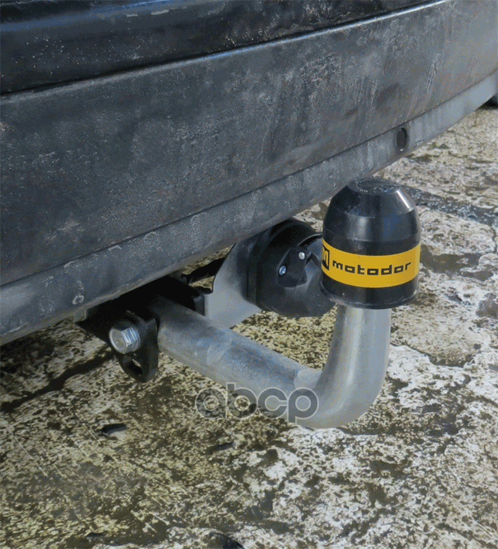 Фаркоп с оцинк. шаром Audi Q7 2007-2015, Volkswagen Touareg 2002-2010, 2010-2018 крепление шара на двух болтах Motodor арт. 9.