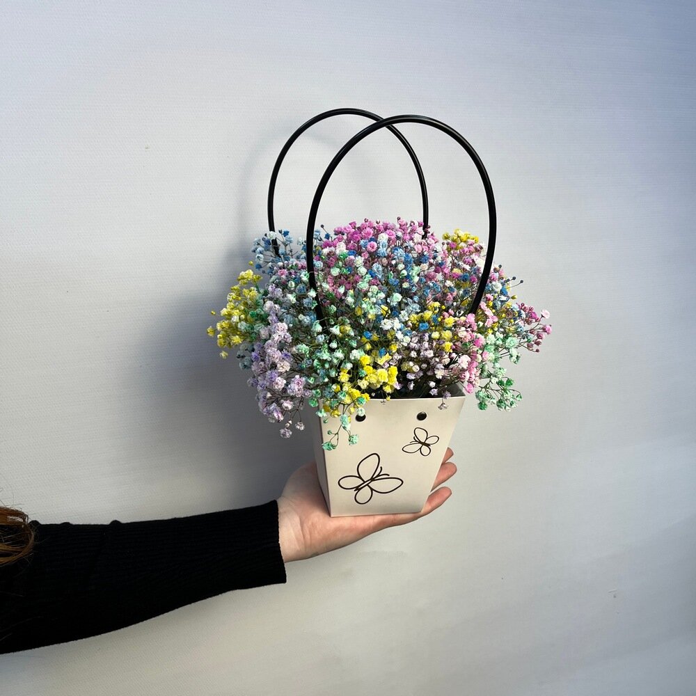 Авторский букет 66 - Радужная гипсофила