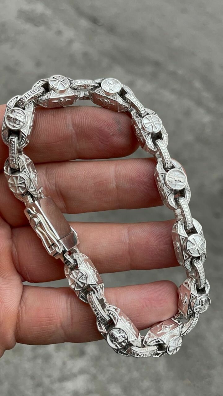 Браслет, серебро, 925 проба