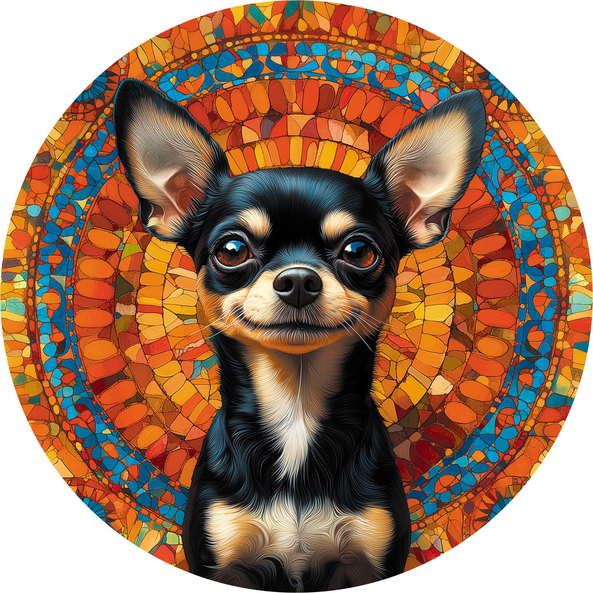 Деревянный пазл "Короткошёрстная чихуахуа" коллекции "Мир собак" / 30х30см, 260 деталей / Подарок для взрослых и детей