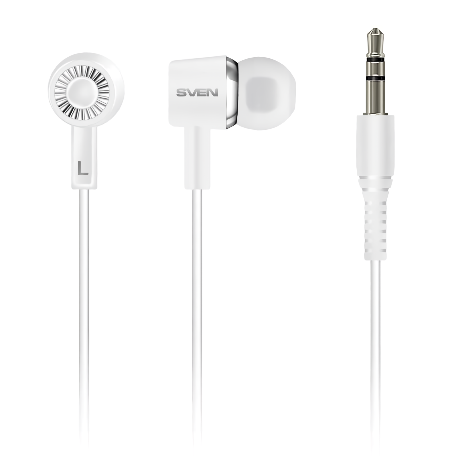 Наушники проводные с микрофоном Sven E-110 White (SV-016258)
