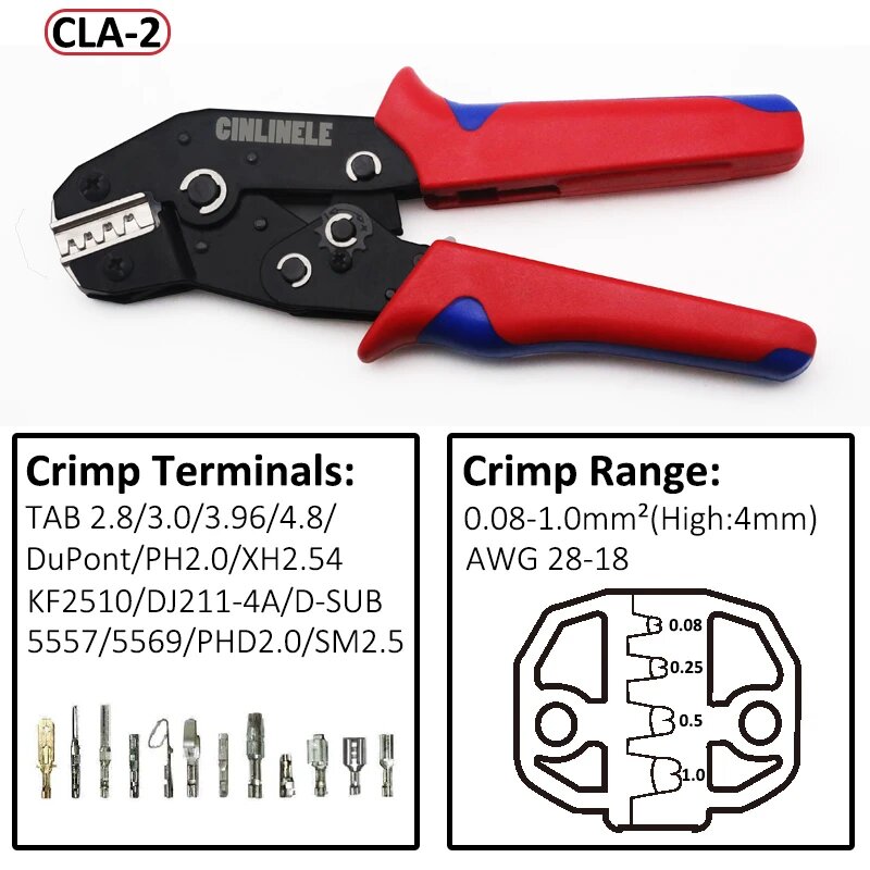 Обжимные клещи DuPont CINLINELE CLA-2