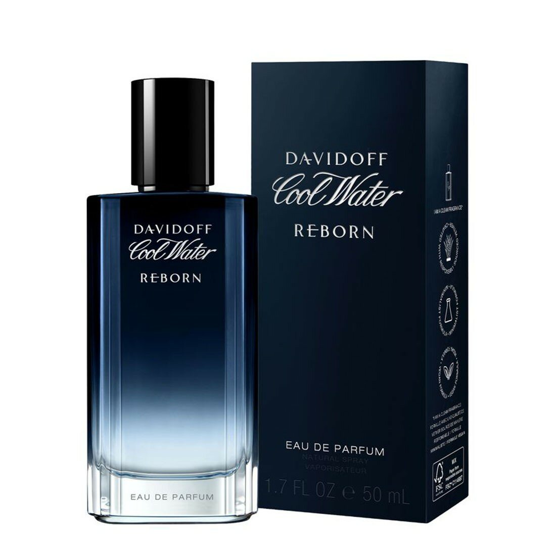 Парфюмерная вода Davidoff Cool Water Reborn мужская 50 мл