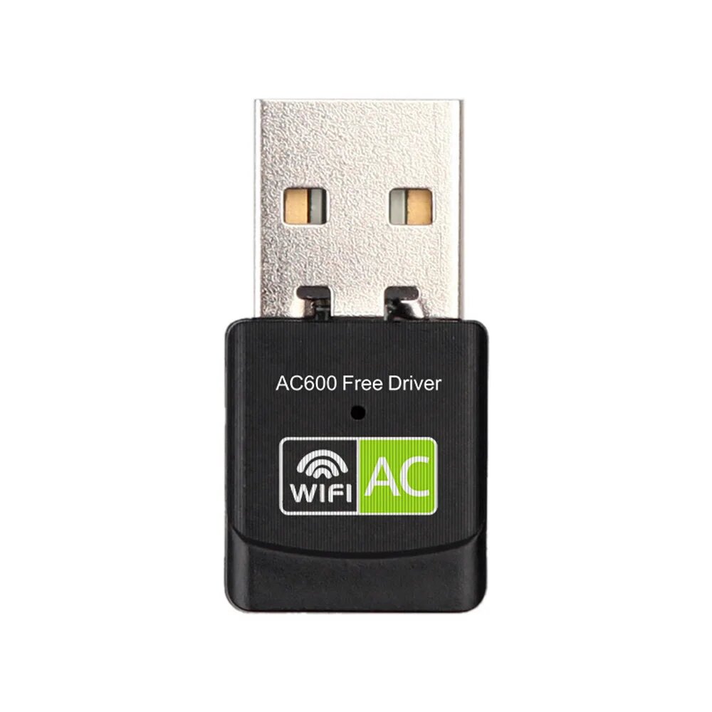 Wi-Fi адаптер AC600 USB зеленый