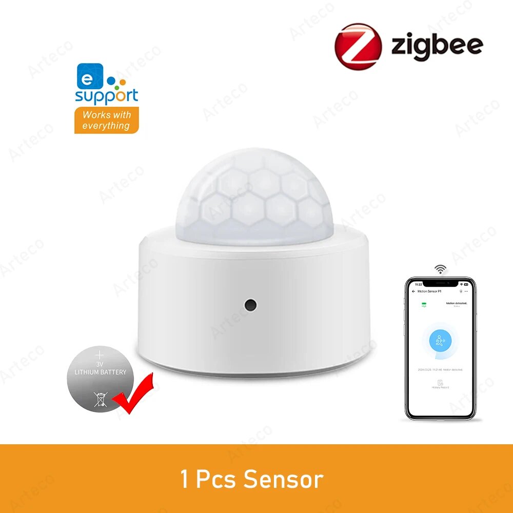 Умный датчик движения Zigbee 3.0 1Pcs Sensor