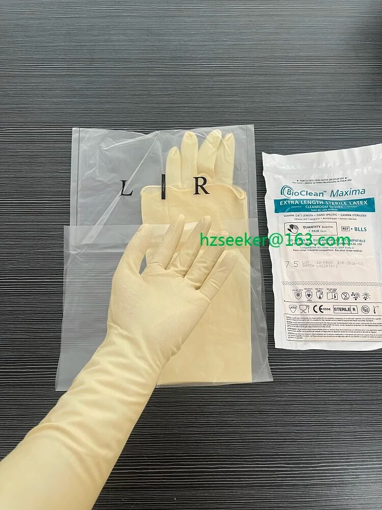 Ansell BioClean Maxima BLLS стерильные латексные перчатки 24 дюймов L