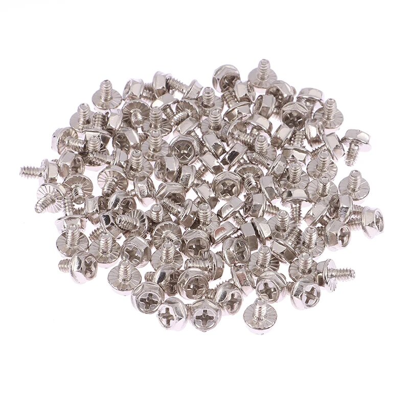 100 шт. винты для корпуса компьютера ZLinKJ sliver