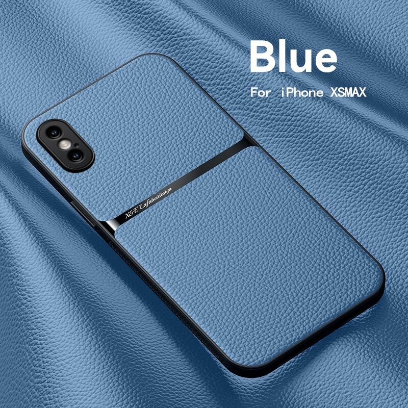 FASNYA Чехол для Apple iPhone XS Max /чехол-Кожа на Айфон XC макс Чехол для телефона с защитой камеры магнитный автомобильный держатель