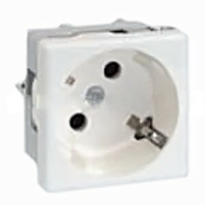 SConnect Белая Розетка 2P+E Schuko