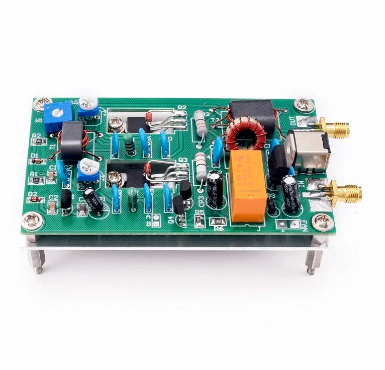 30 Вт 3-28 МГц Коротковолновая Плата усилителя мощности CW SSB линейный высокочастотный усилитель мощности готовая плата