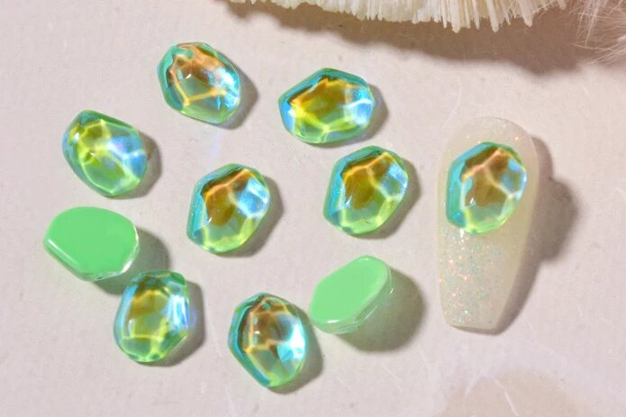 20 шт. Шармы для ногтей OAKRGB Аврора 20pcs stone