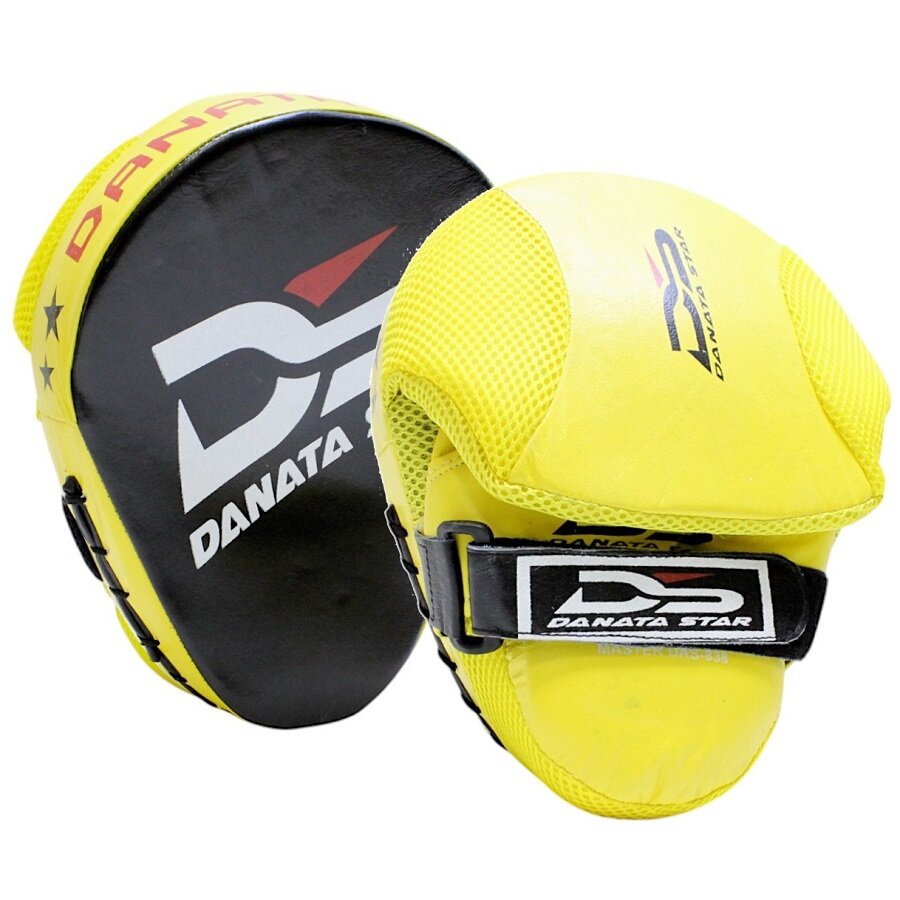 Боксёрские лапы Danata Master чер-жел.