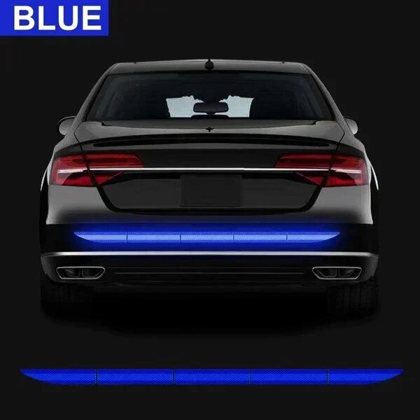 Светодиодная наклейка на багажник автомобиля, blue