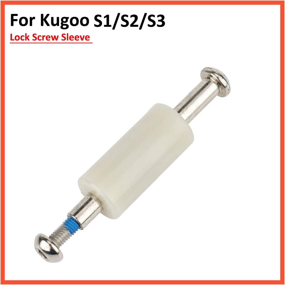 Стопорный винт Kugoo S1 M3 Белый, Lock Screw n Sleeve — фото 1
