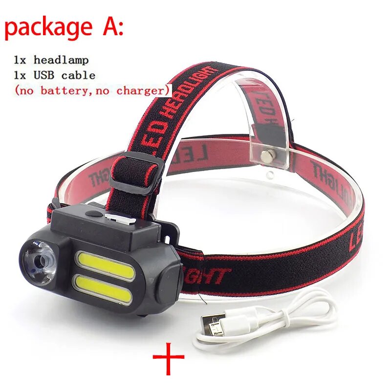 Налобный фонарь LED QvvCev, package A