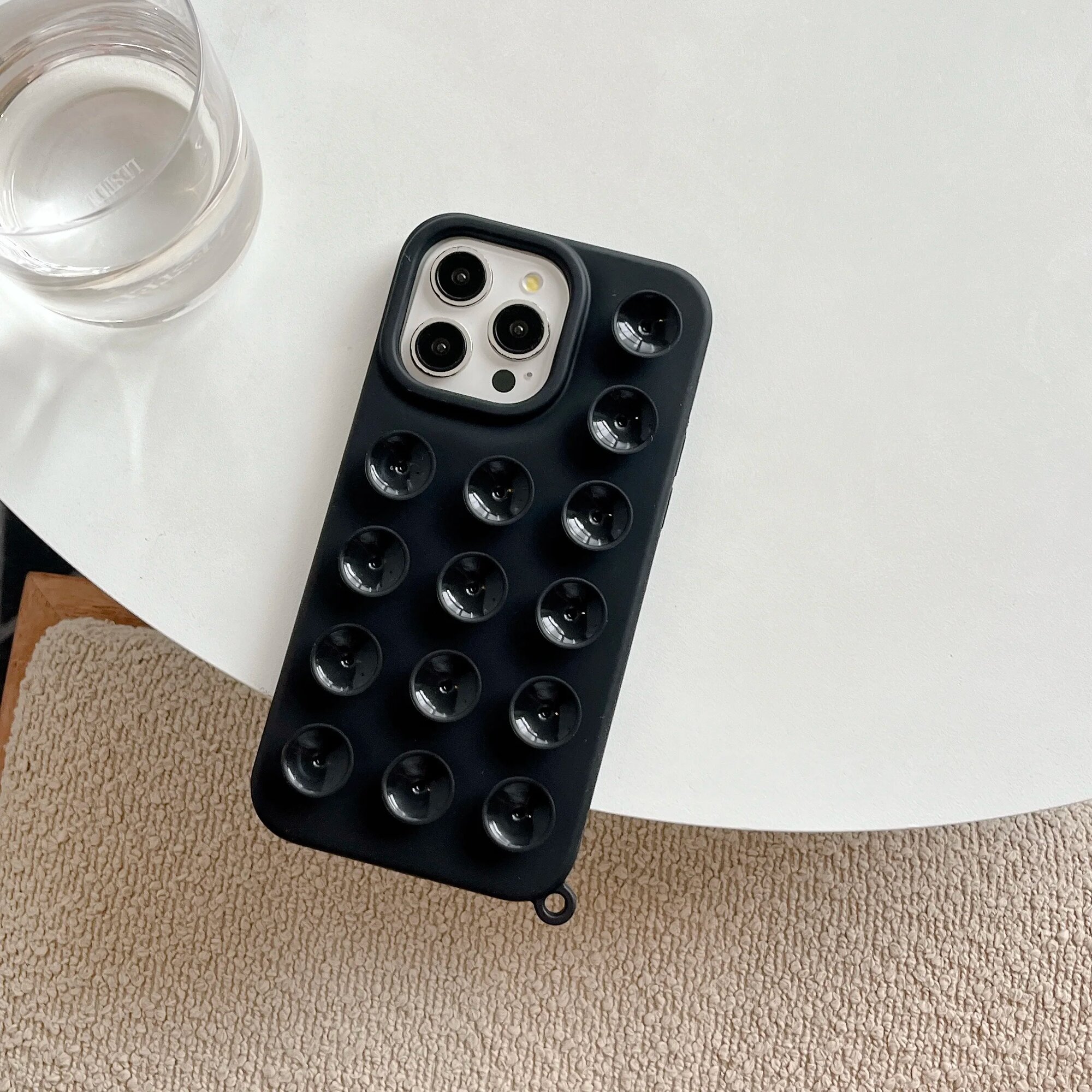 Черный силиконовый чехол Pop-it для iPhone 11 Pro Max