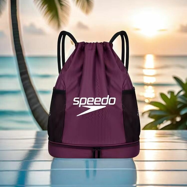 Спортивный рюкзак Speedo со шнуровкой для плавания и фитнеса.