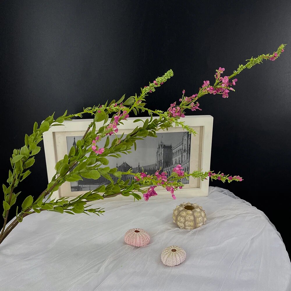 Искусственные цветы SunMade, пасторальная трава, Rose Pink