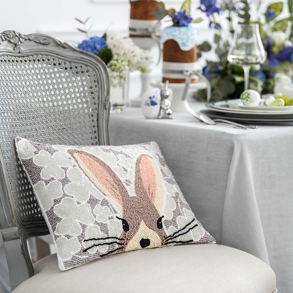 Декоративная подушка Togas "Коррин", 30x40 см, хлопок, вышивка бисером