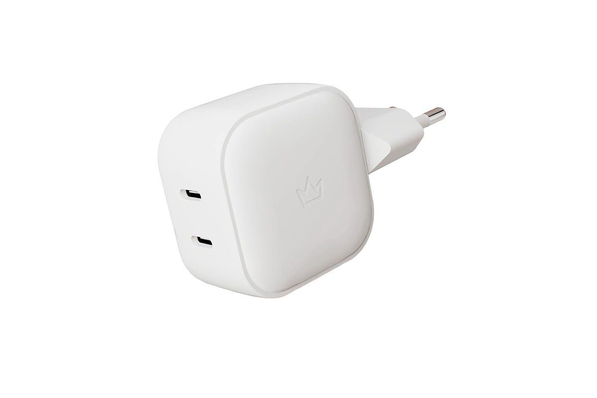Сетевое ЗУ VLP G-Charge 45Вт USB-C+USB-C, PD, QC, белый