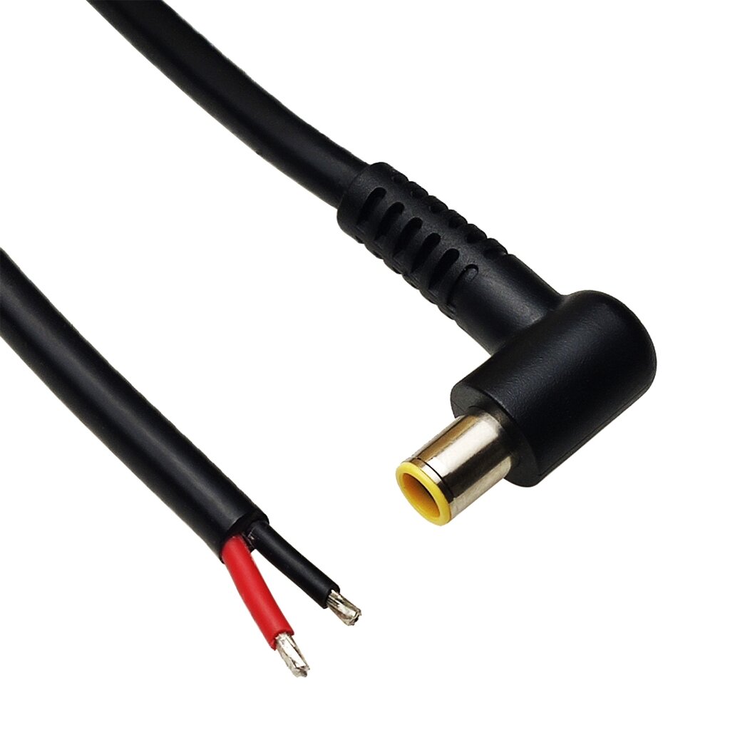 Кабель для подключения к Интернету,7.9x0.9mm мужской с изгибом одиночный провод для хранения энергии-1м, 1 шт.