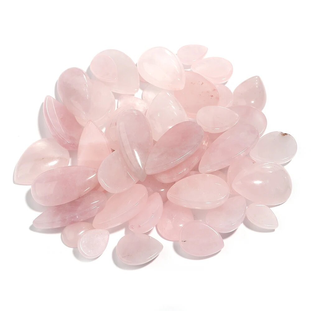 LOULEUR Кабошон из натурального камня WaterDrop для изготовления ювелирных изделий, тигровый глаз, аметист, лазурит, агатовый камень, бусины для ручной работы