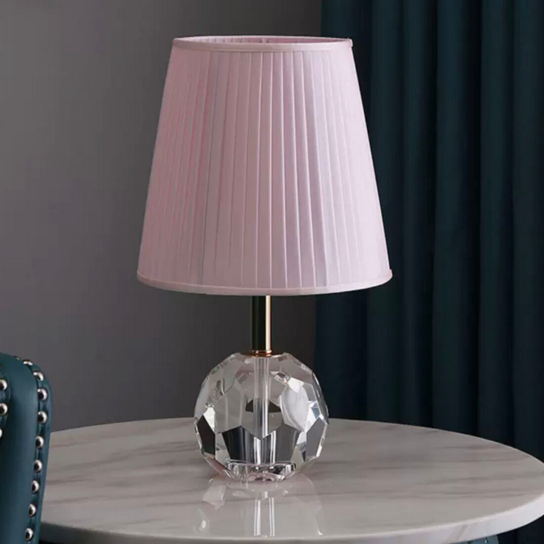 Настольная лампа Carel (Нежно-розовый)