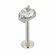 Пирсинг G23 G23 Body Jewelry, серебряный