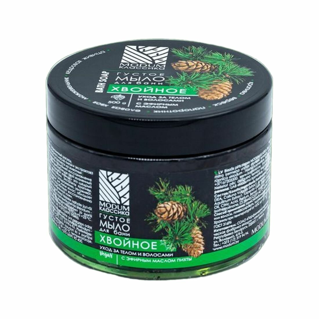 Мыло густое для бани Хвойное MODUM классика 500 г