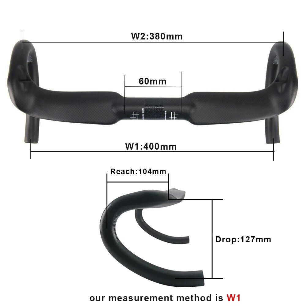 АERONOVA Аэрокарбоновый изогнутый руль из углеродного волокна Черный, No Logo 3K Matt 400