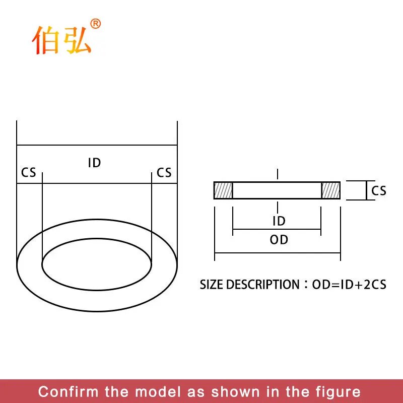 Тефлон уплотнительное кольцо Flat Ring gasket PTFE (M12x24x2mm), 10pcs — фото 1