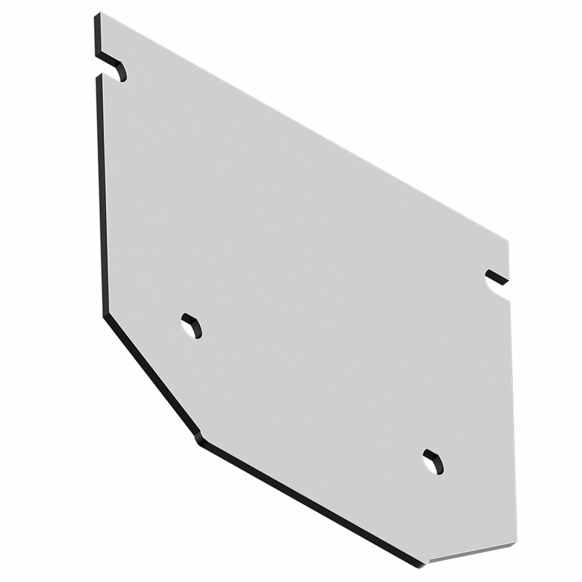 Заглушка для профиля EXPERT-ACCESSORIES A641005E, алюминий, серый